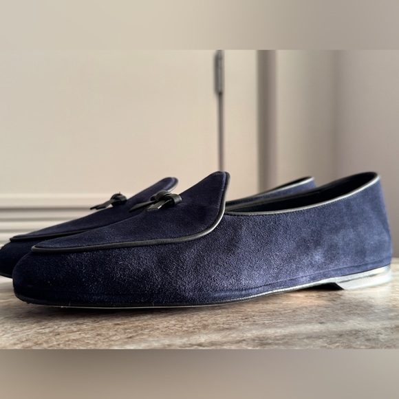 Rubinacci Napoli | Shoes | Rubinacci X Todd Snyder Marphy Suede Blue ...